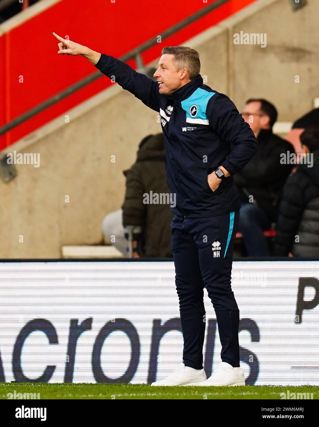 Millwall manager Neil Harris during the Sky Bet Championship match at ...