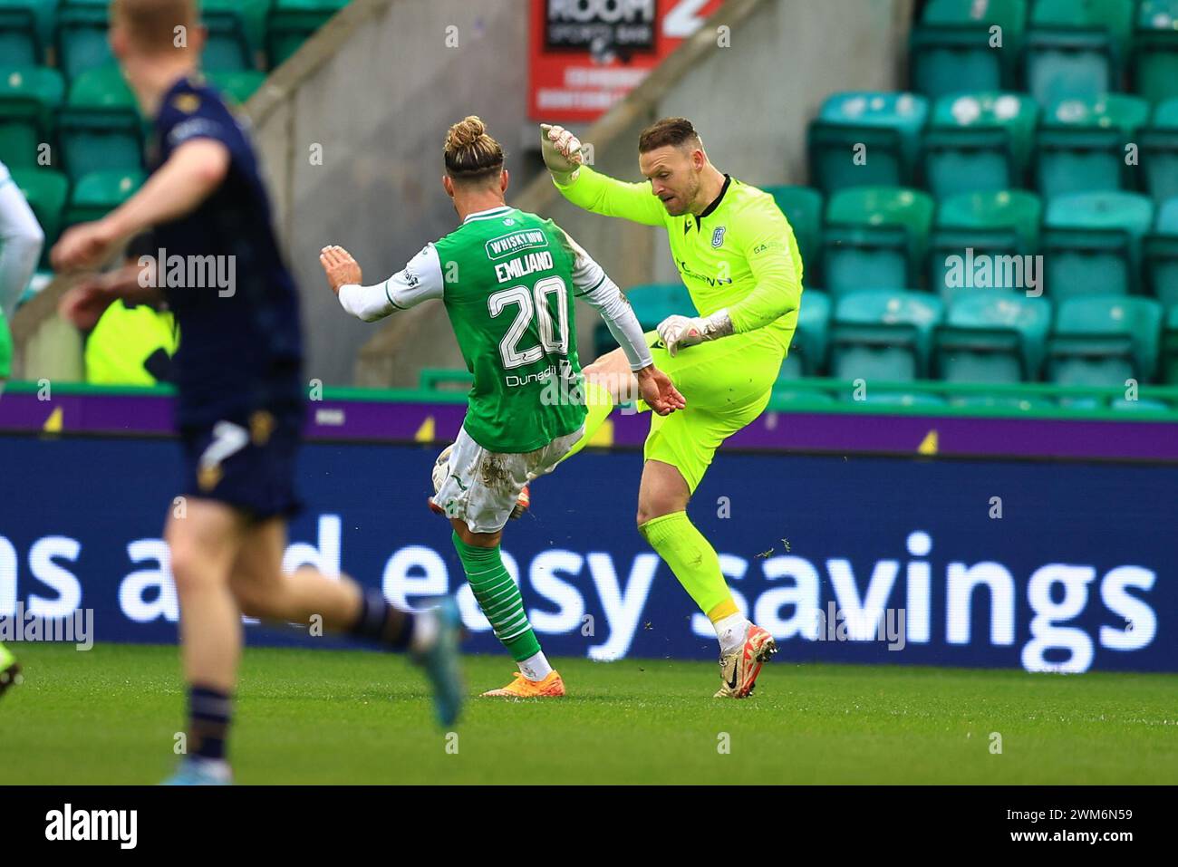 24th February 2024; Easter Road, Edinburgh, Scotland: Scottish ...