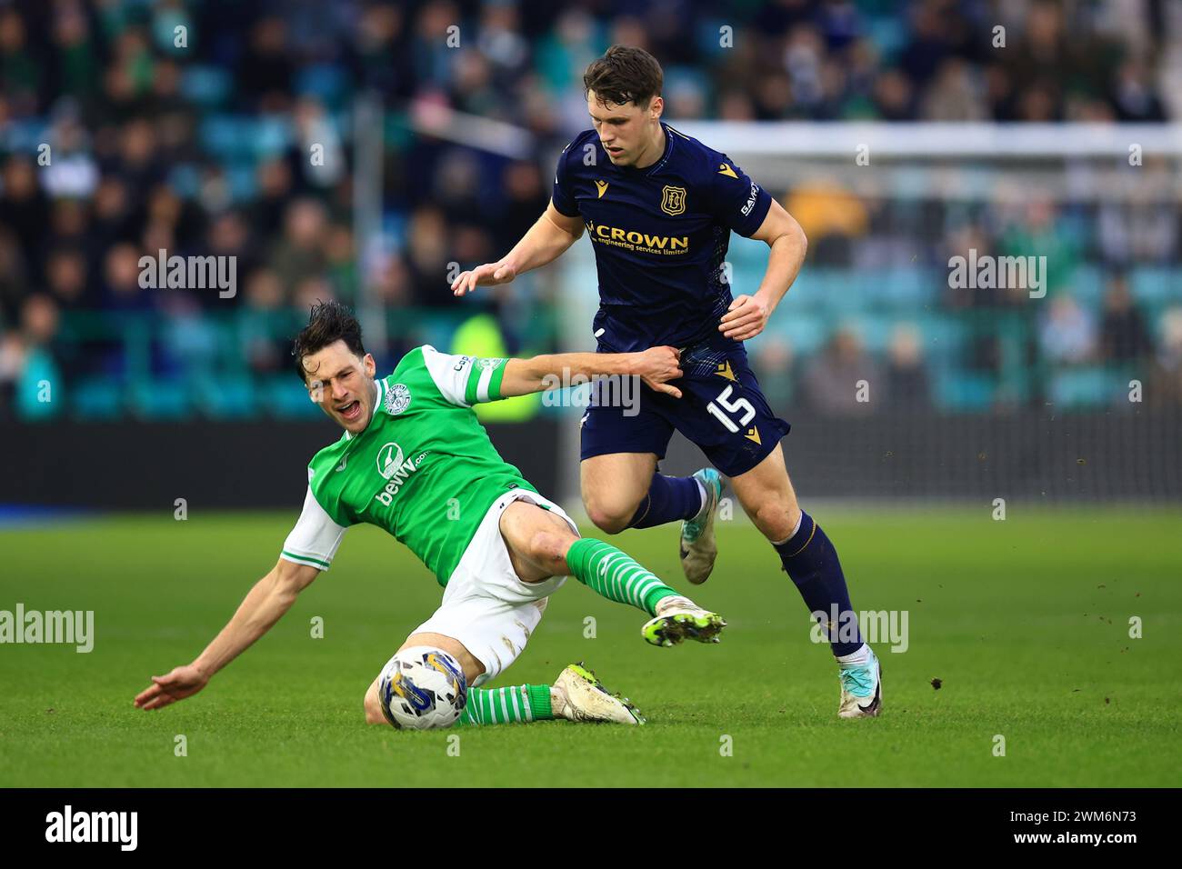 24th February 2024; Easter Road, Edinburgh, Scotland: Scottish ...