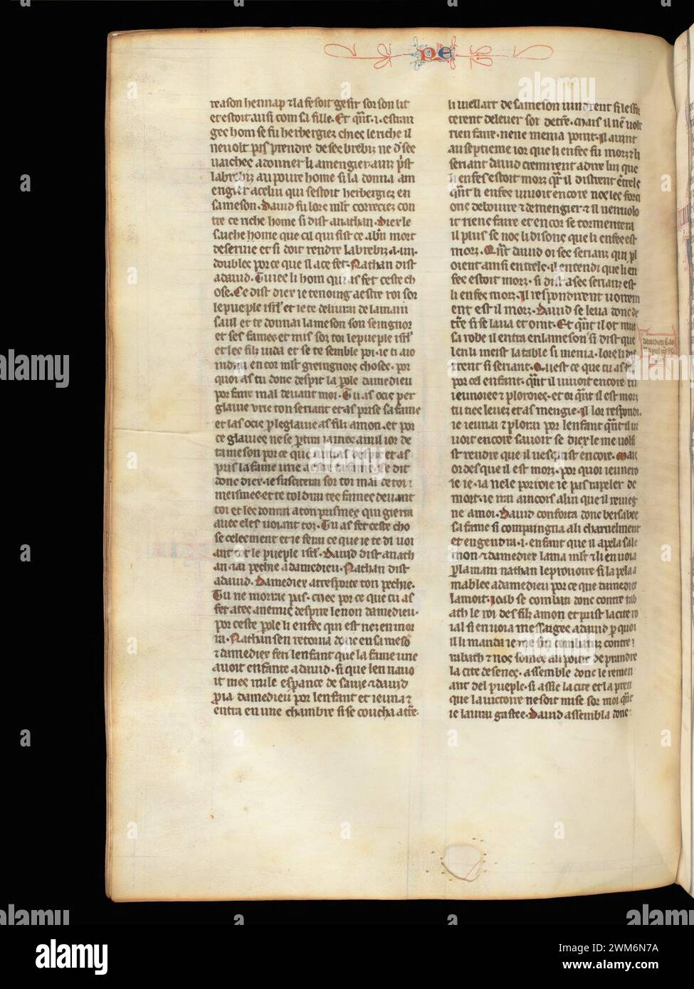 Cod. 27, f. 192v – Bible du XIIIème siècle (Part 1 Genesis – Psalms ...