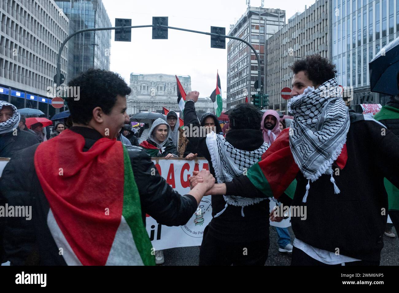 Milano, Italia. 24th Feb, 2024. Foto Alessandro Cimma/LaPresse 24-02 ...