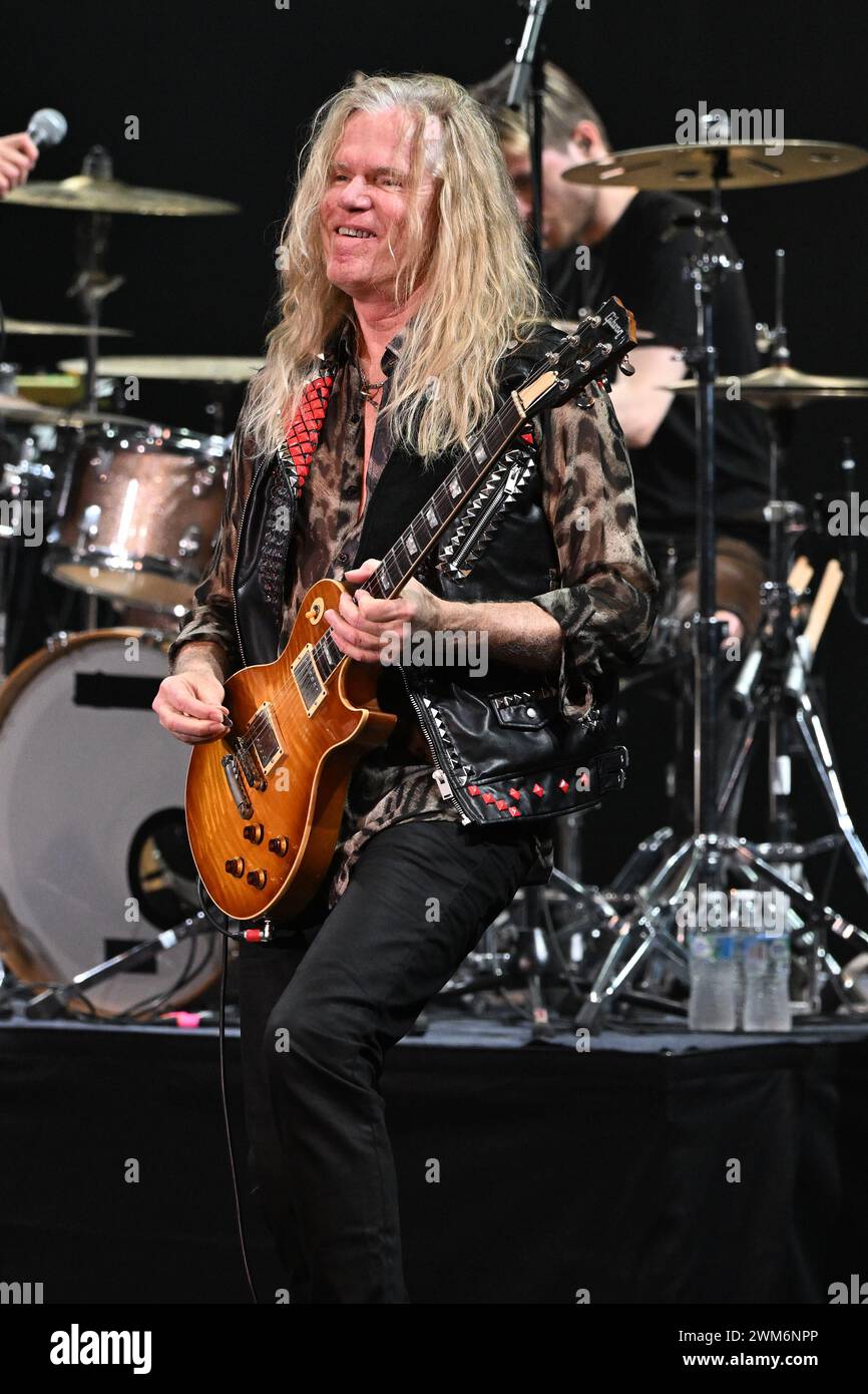 Fort Lauderdale, FL, USA. 23rd Feb, 2024. Adrian Vandenberg performs ...