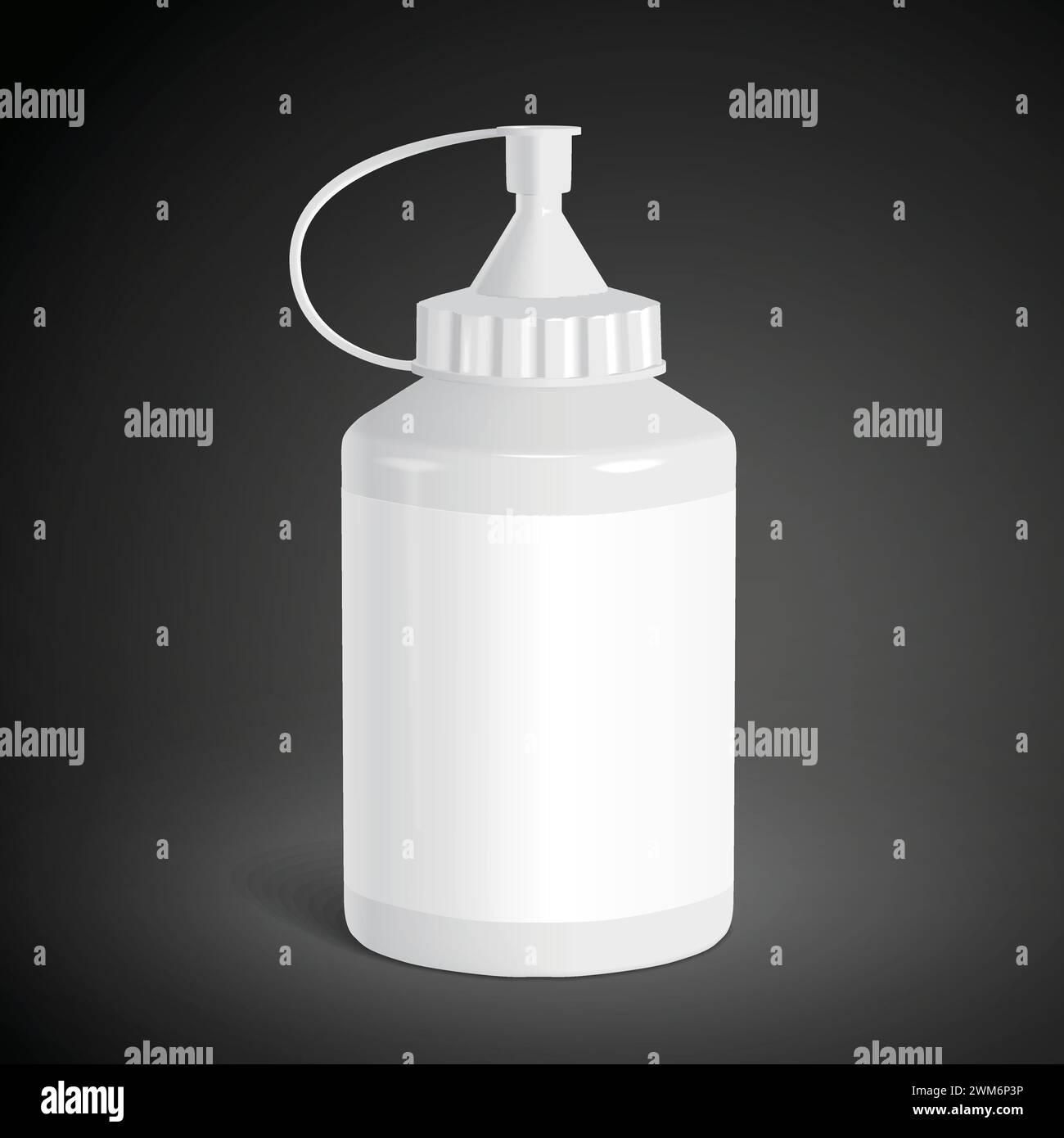 Paint lid top view Stock Vector Images - Alamy