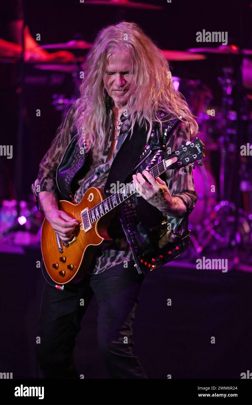 Fort Lauderdale, FL, USA. 23rd Feb, 2024. Adrian Vandenberg performs ...