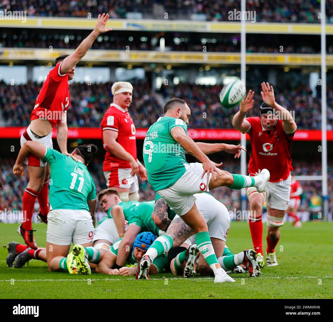 24th February 2024; Aviva Stadium, Dublin, Ireland: Six Nations ...