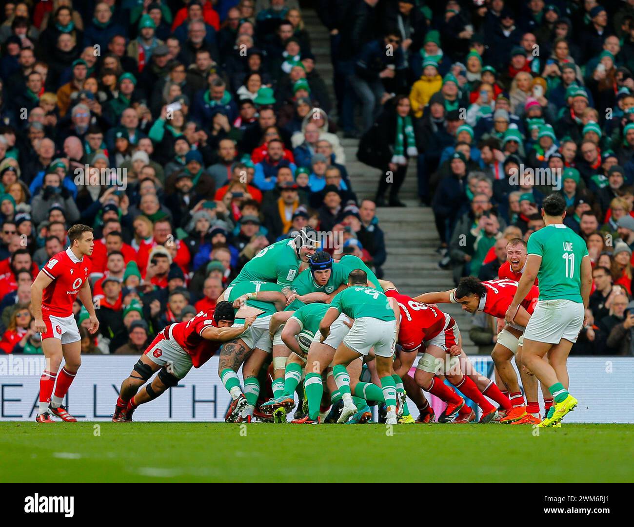 24th February 2024; Aviva Stadium, Dublin, Ireland: Six Nations ...