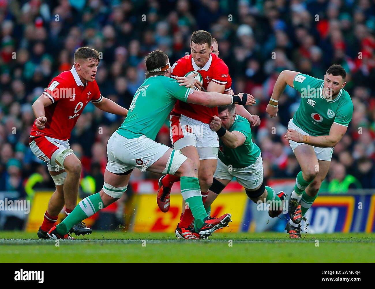 24th February 2024; Aviva Stadium, Dublin, Ireland: Six Nations ...