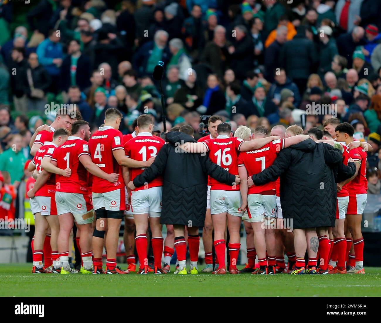 24th February 2024; Aviva Stadium, Dublin, Ireland: Six Nations ...