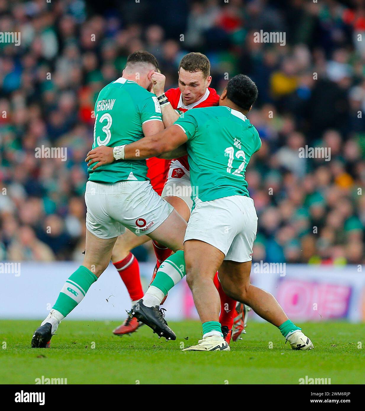 24th February 2024; Aviva Stadium, Dublin, Ireland: Six Nations ...