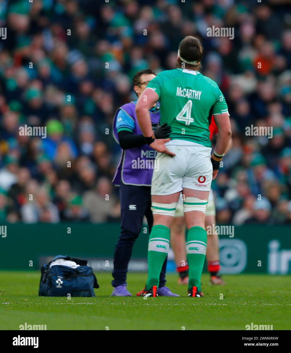 24th February 2024; Aviva Stadium, Dublin, Ireland: Six Nations ...