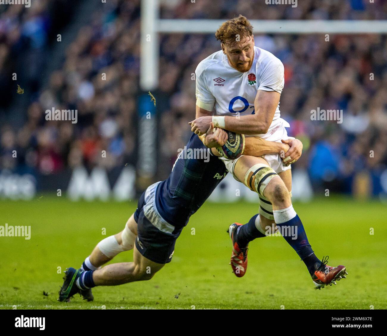 Edinburgh, UK. 24th February 2024; Murrayfield Stadium, Edinburgh ...