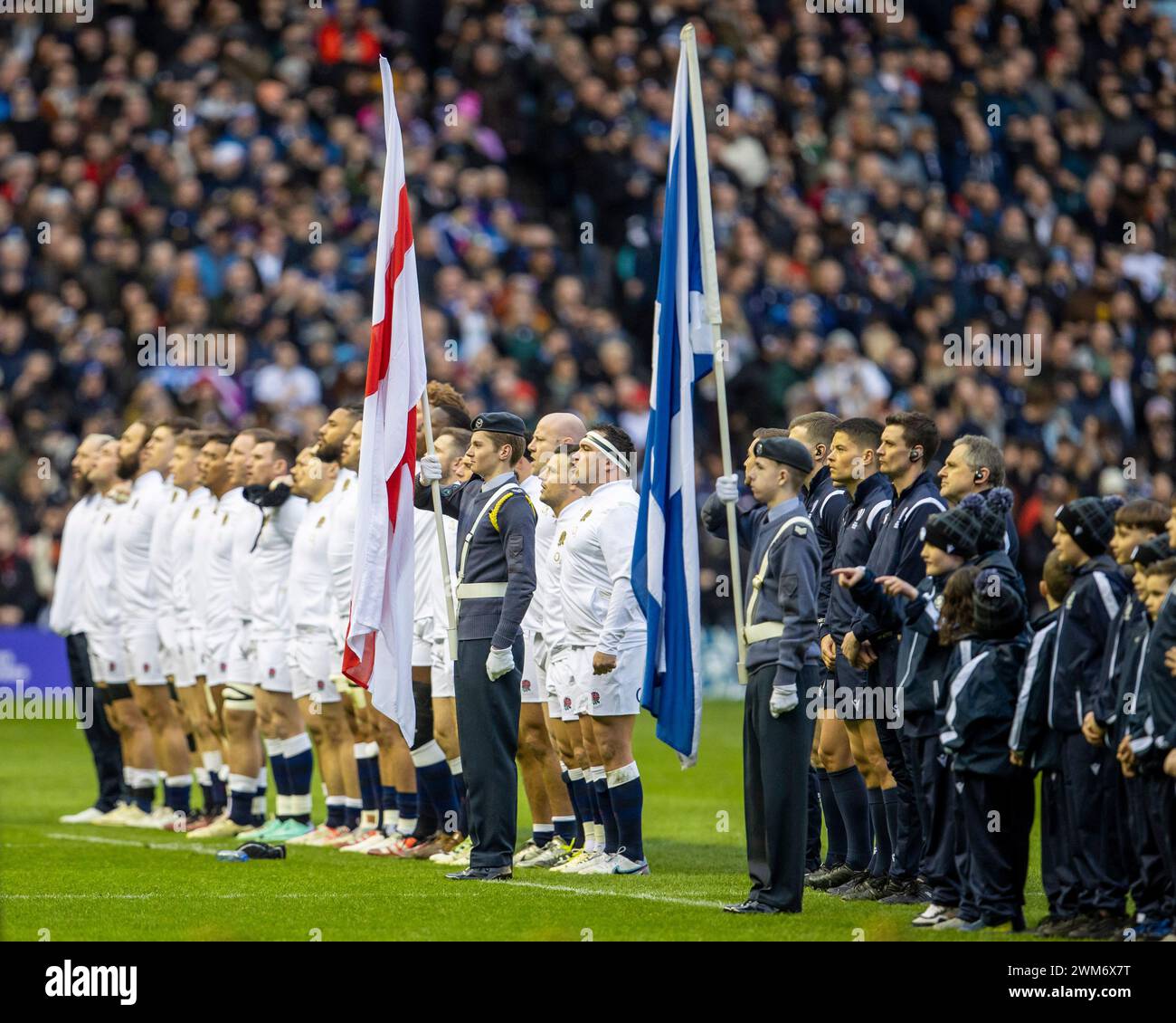 Edinburgh, UK. 24th February 2024; Murrayfield Stadium, Edinburgh ...