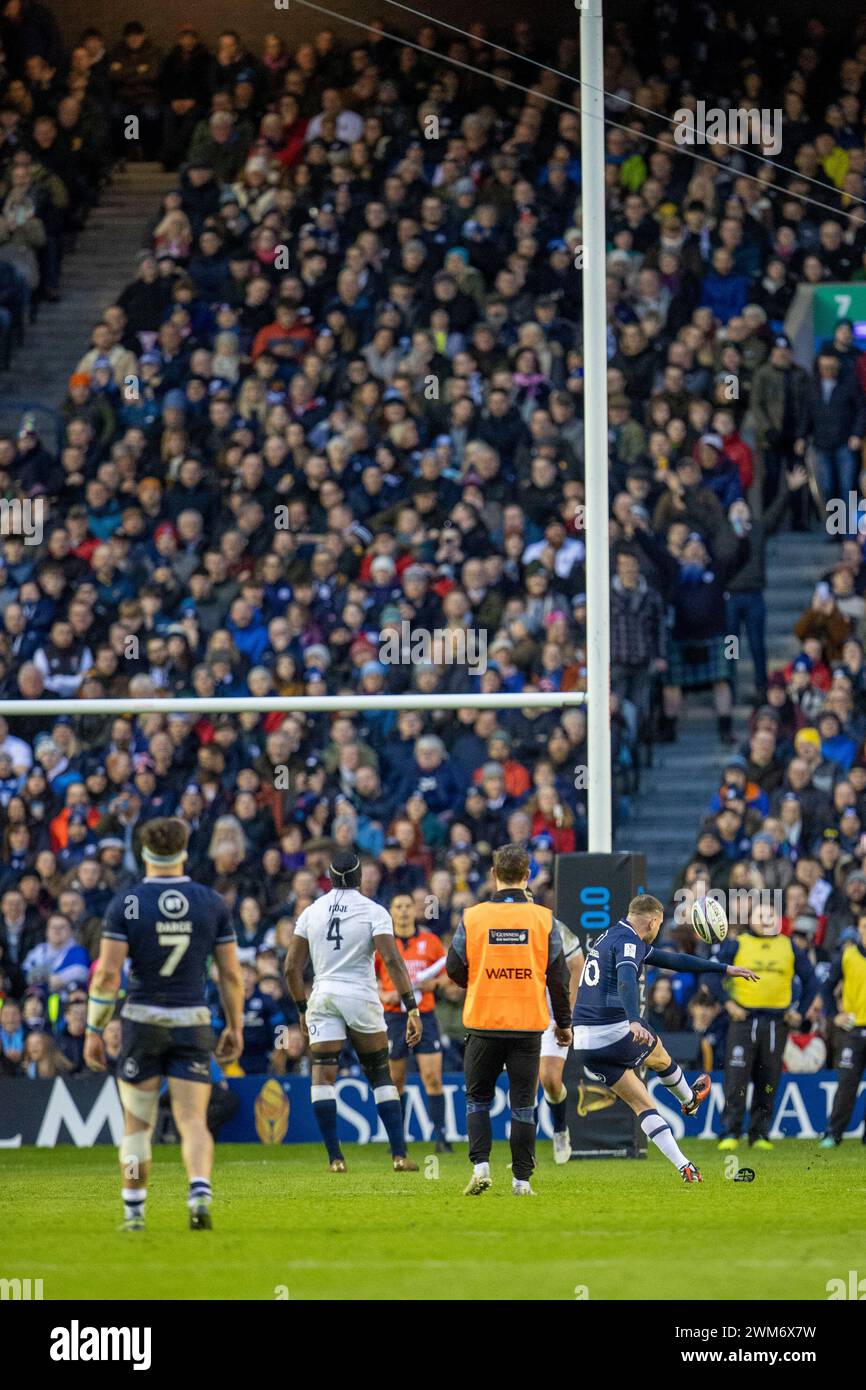 Edinburgh, UK. 24th February 2024; Murrayfield Stadium, Edinburgh ...