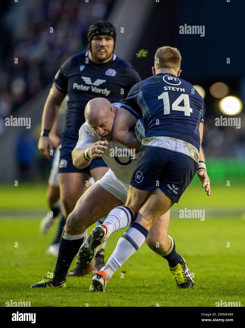 Edinburgh, UK. 24th February 2024; Murrayfield Stadium, Edinburgh ...