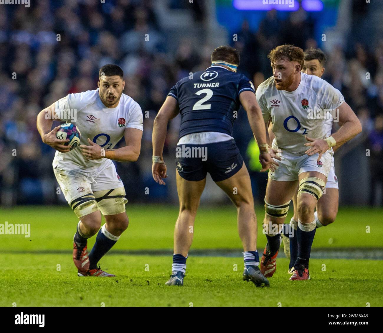 Edinburgh, UK. 24th February 2024; Murrayfield Stadium, Edinburgh ...