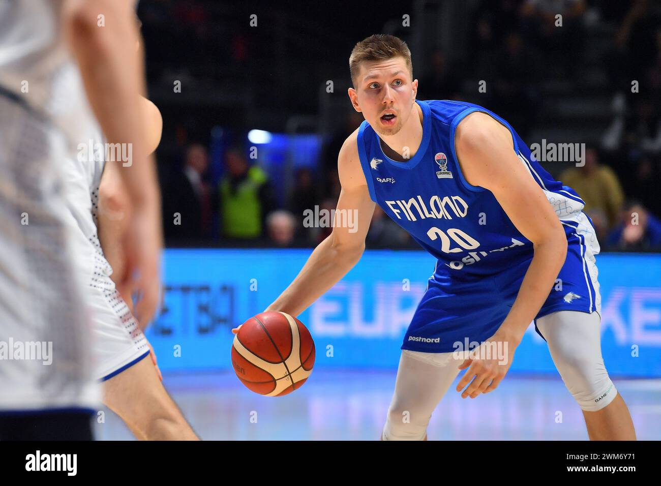Belgrade, Serbia, 23 February, 2023. Alexander Madsen of Finland in ...