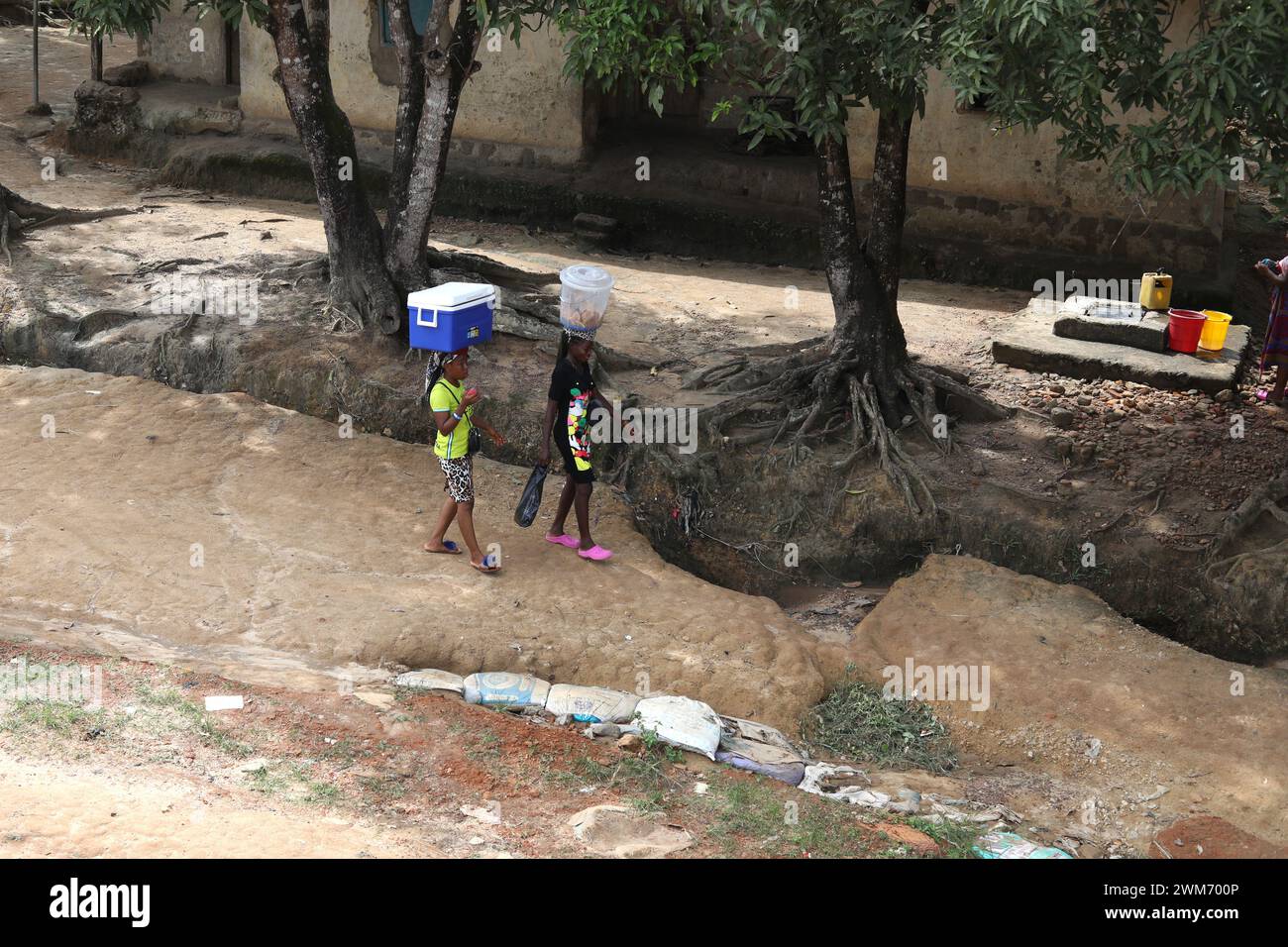 General views of Bo, Sierra Leone's second largest city, Sierra Leone ...