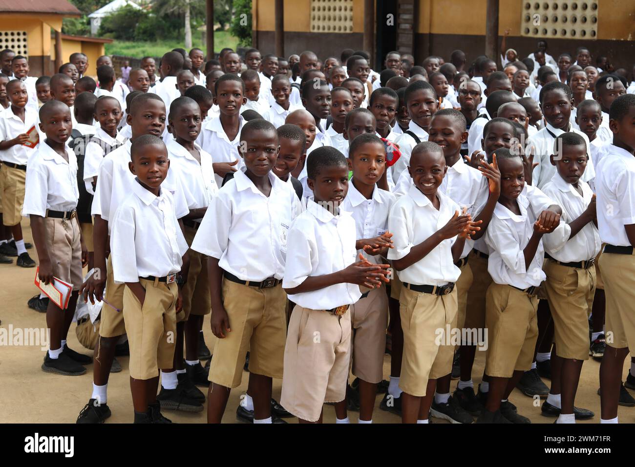 General views of students attending St. Paul's Anglican Senior ...