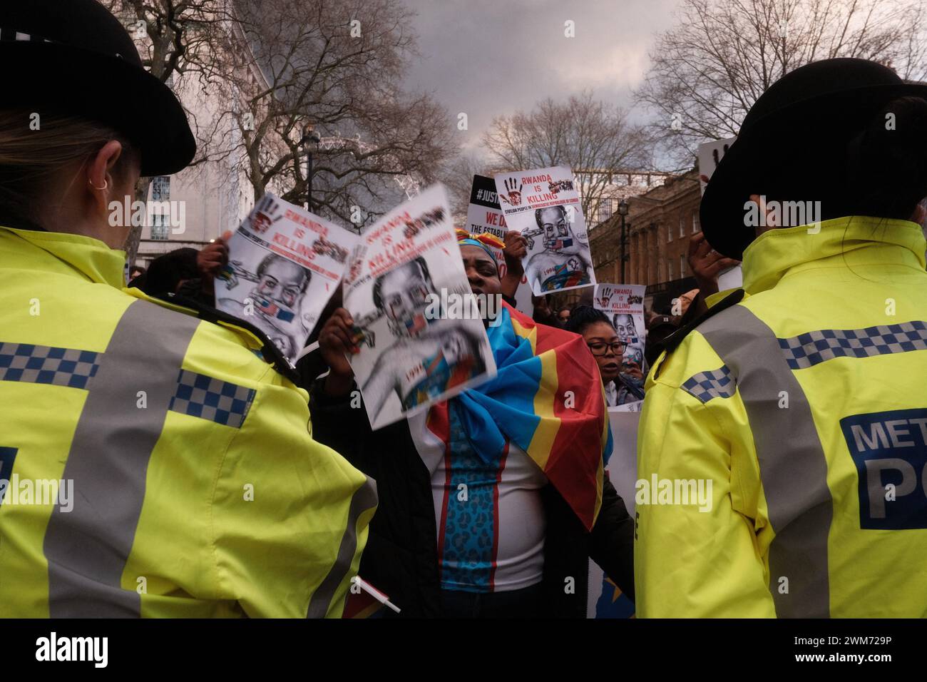 London uk protest war congo rwanda britain united kingdom marc hi-res ...