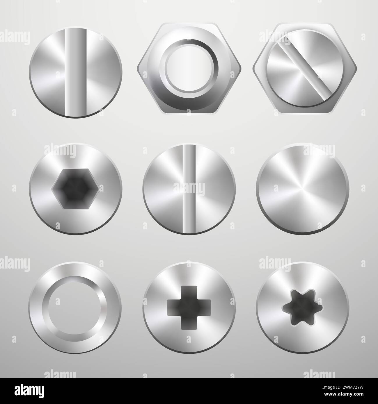 Bolts top Stock Vector Images - Alamy