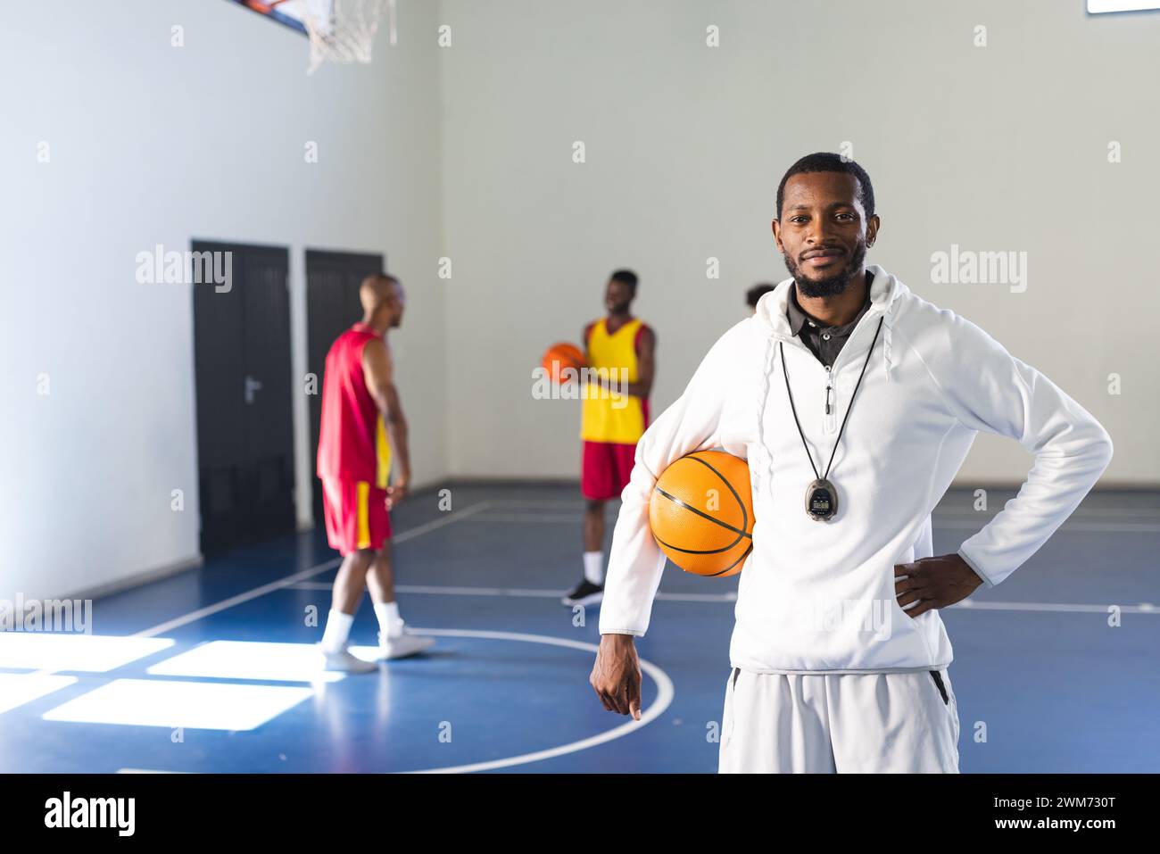 Fitness model confidently poses hi-res stock photography and images - Alamy