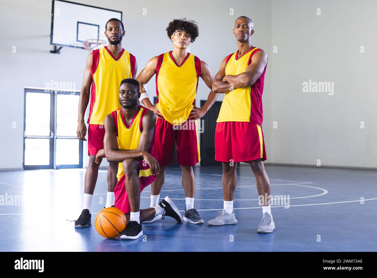 Athletes posing in a gym hi-res stock photography and images - Alamy