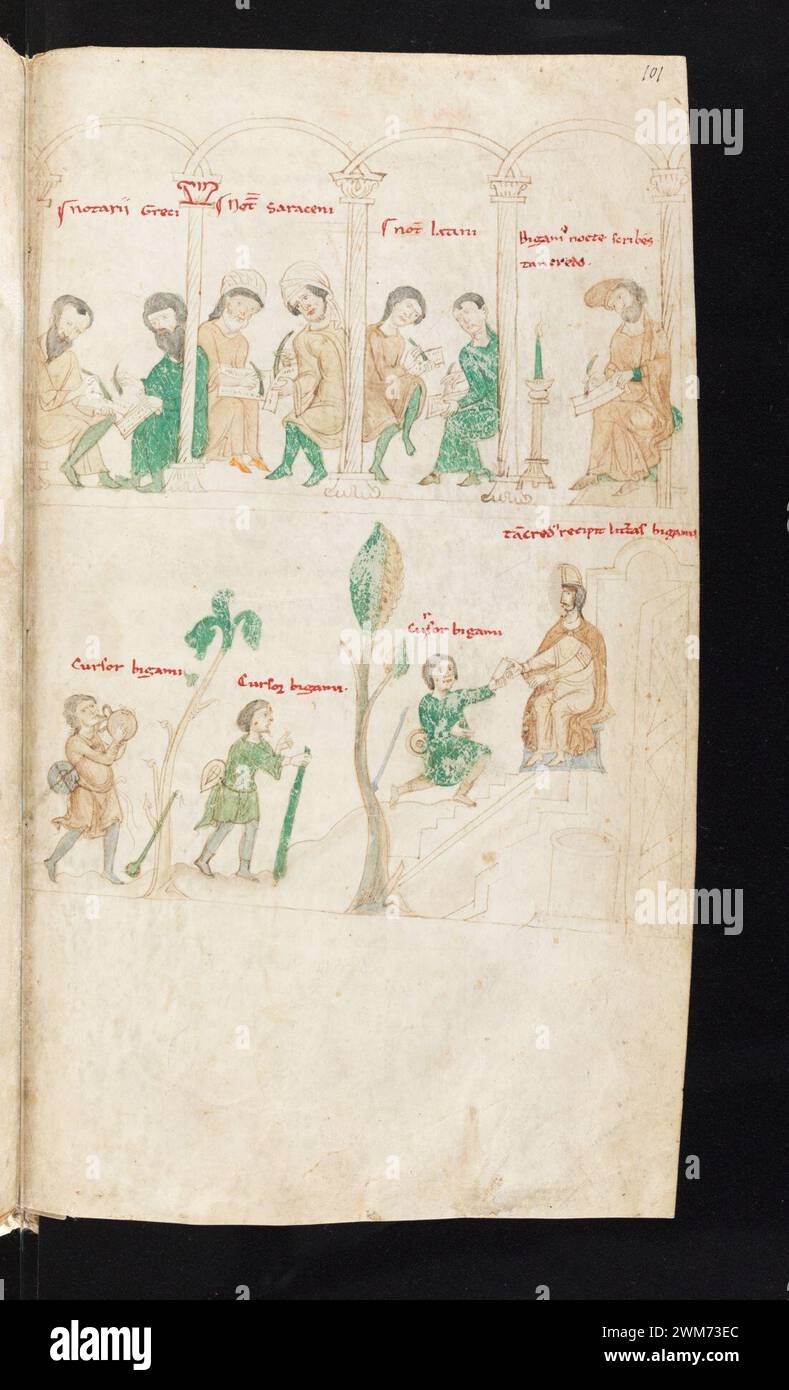 Cod. 120.II, f. 101r – Petrus de Ebulo Liber ad honorem Augusti, lat ...