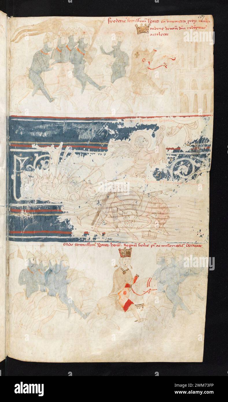 Cod. 120.II, f. 107r – Petrus de Ebulo Liber ad honorem Augusti, lat ...