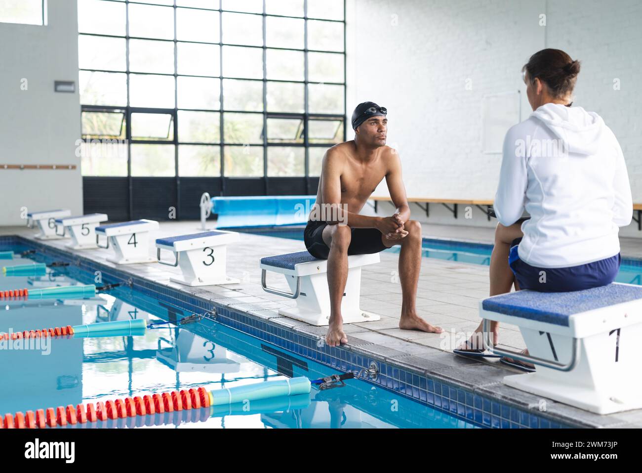 Female swimmer performance hi-res stock photography and images - Alamy