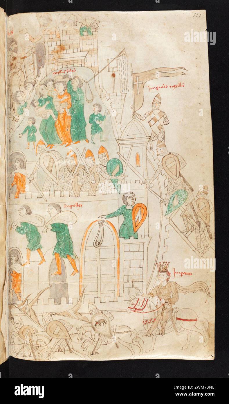 Cod. 120.II, f. 132r – Petrus de Ebulo Liber ad honorem Augusti, lat ...