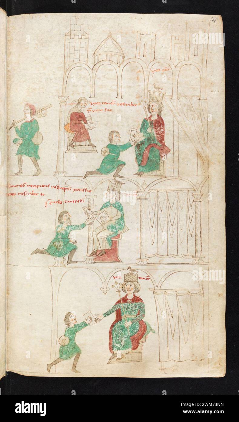 Cod. 120.II, f. 125r – Petrus de Ebulo Liber ad honorem Augusti, lat ...