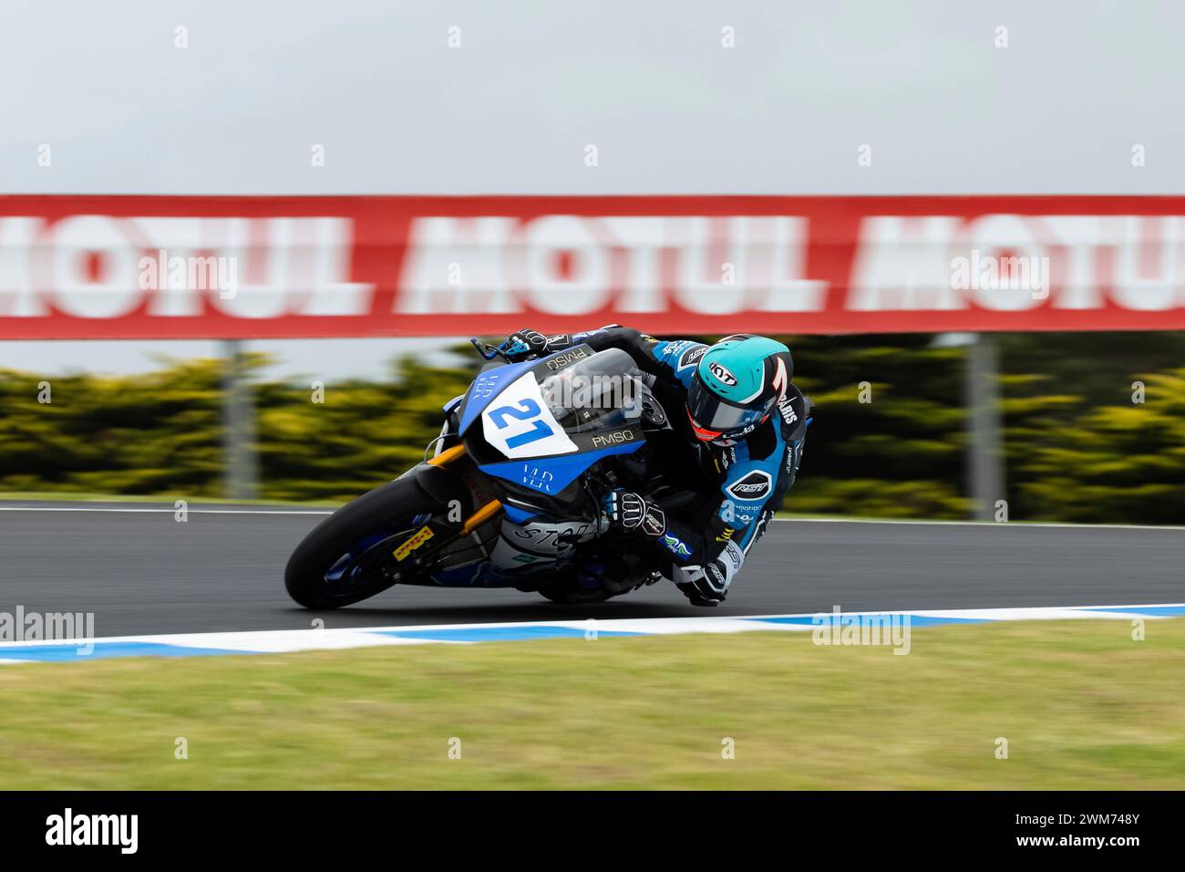 PHILLIP ISLAND, AUSTRALIA - FEBRUARY 23: Tom Toparis of AUS on the Stop ...