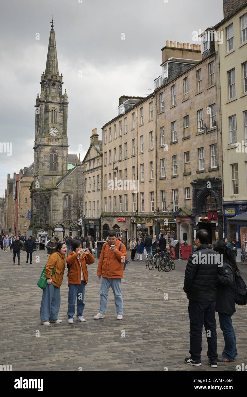 Edinburgh Scotland, UK {days} February 2024. General view of the Royal ...