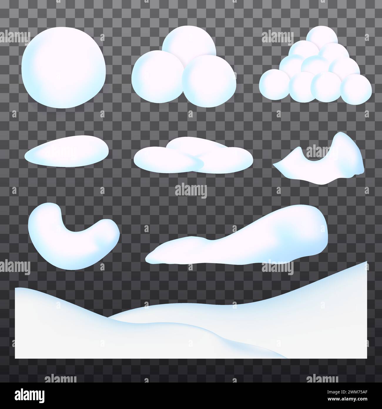 Snow on ground texture Stock Vector Images - Alamy