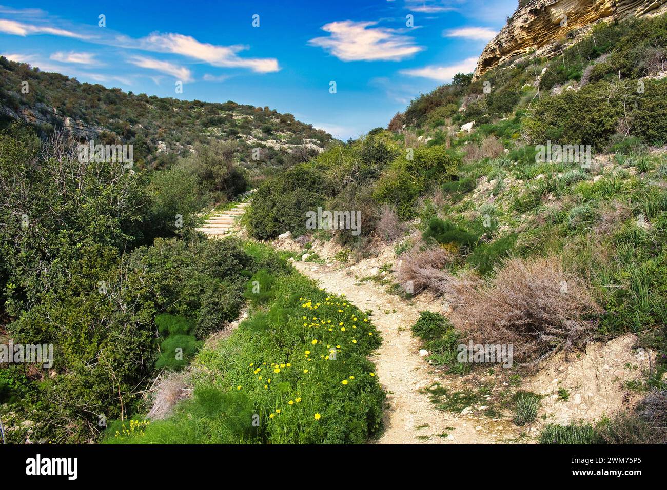 The Vritzi (or Vrytzi) trail in Agios Theodoros, Larnaca area, Cyprus ...