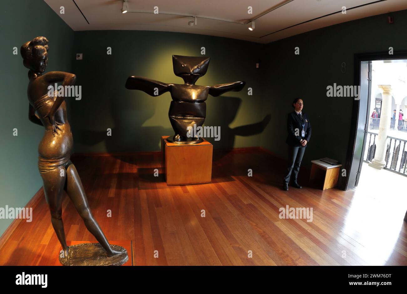 Bogota, Colombia, 10-01-2024. Tourist visit the Museum Botero in 123 ...