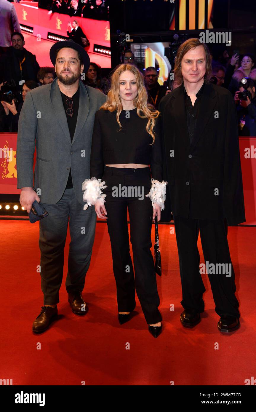 Ronald Zehrfeld, Lilith Stangenberg und Lars Eidinger bei der Closing ...