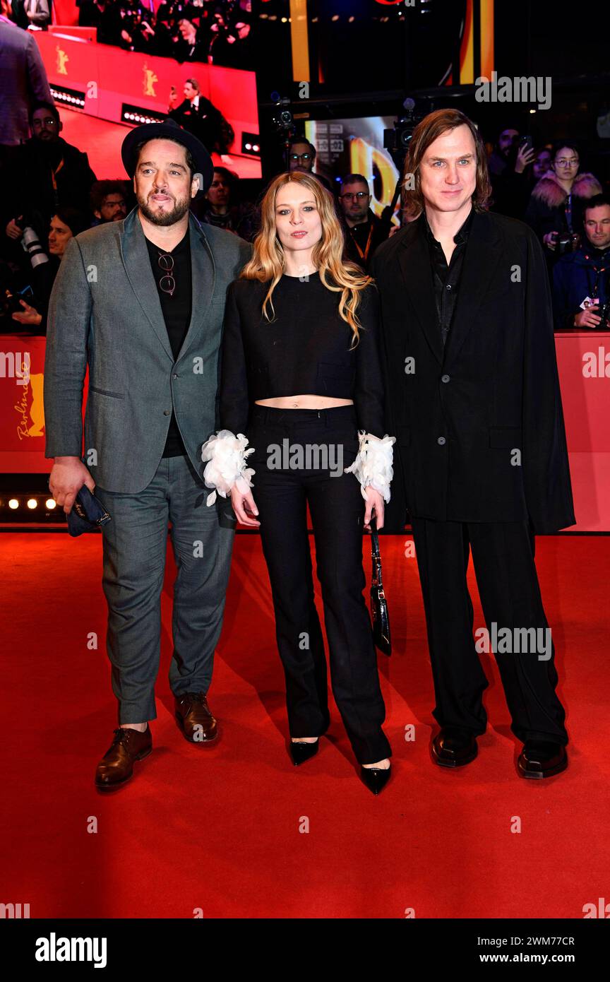 Ronald Zehrfeld, Lilith Stangenberg und Lars Eidinger bei der Closing ...