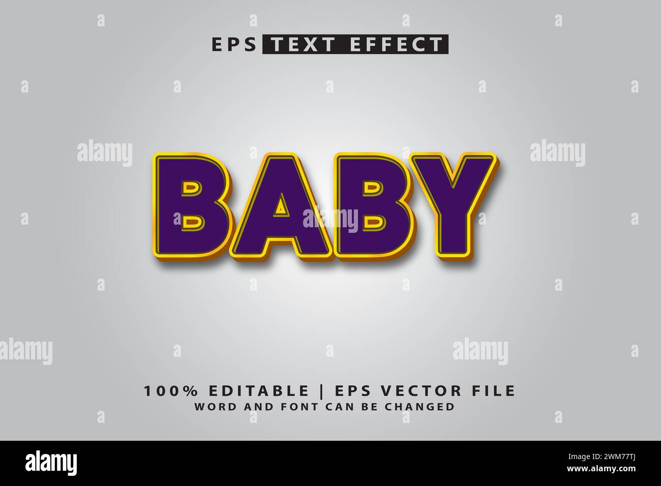 Comic text effect hi-res stock photography and images - Alamy