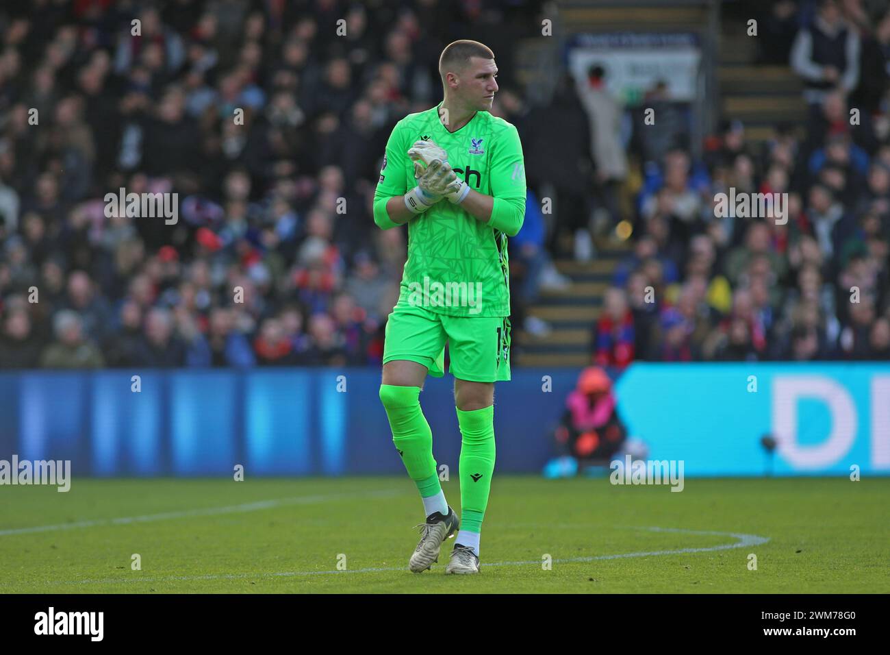 London, UK. 24th Feb, 2024. London, February 24th 2024: Goalkeeper Sam ...