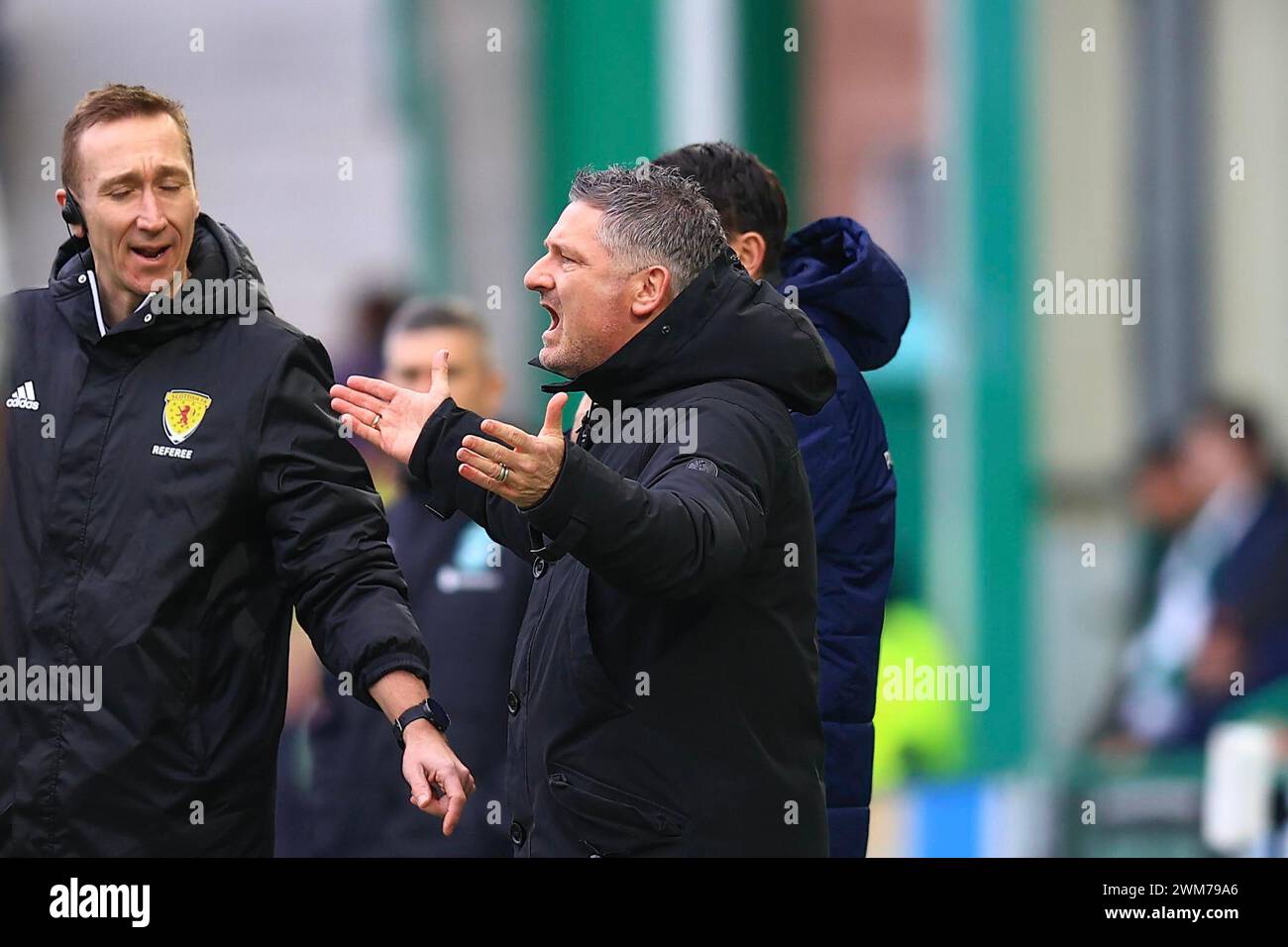 24th February 2024; Easter Road, Edinburgh, Scotland: Scottish ...