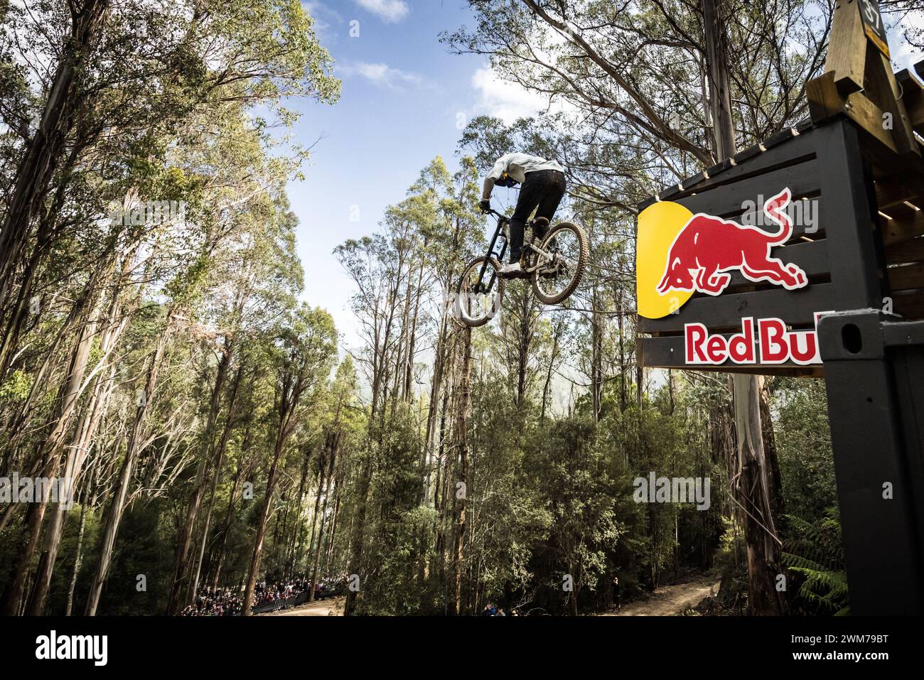Maydena, Tasmania, Australia. 24th Feb, 2024. Riders during final ...