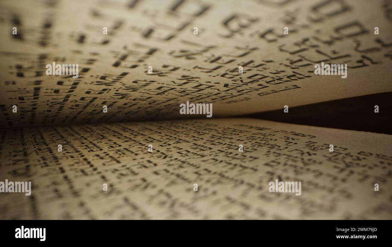 Hebrew Bible. Exploring sacred jewish heritage scriptures.Revered texts ...