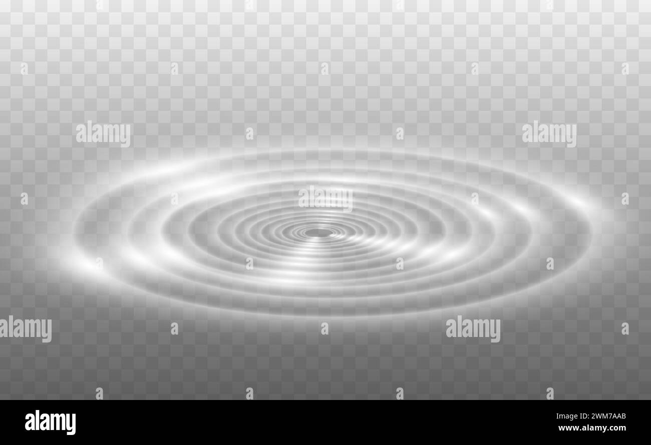 Abstract transparent vector wave from water drop Overlay template for ...