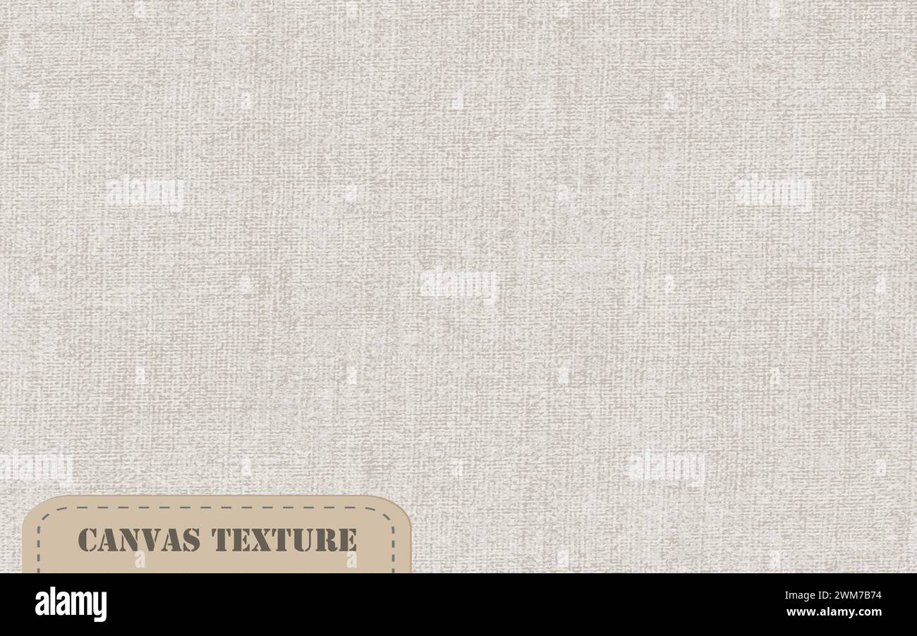 Natural old canvas texture. Grey canvas textured background. White french Linen border ...