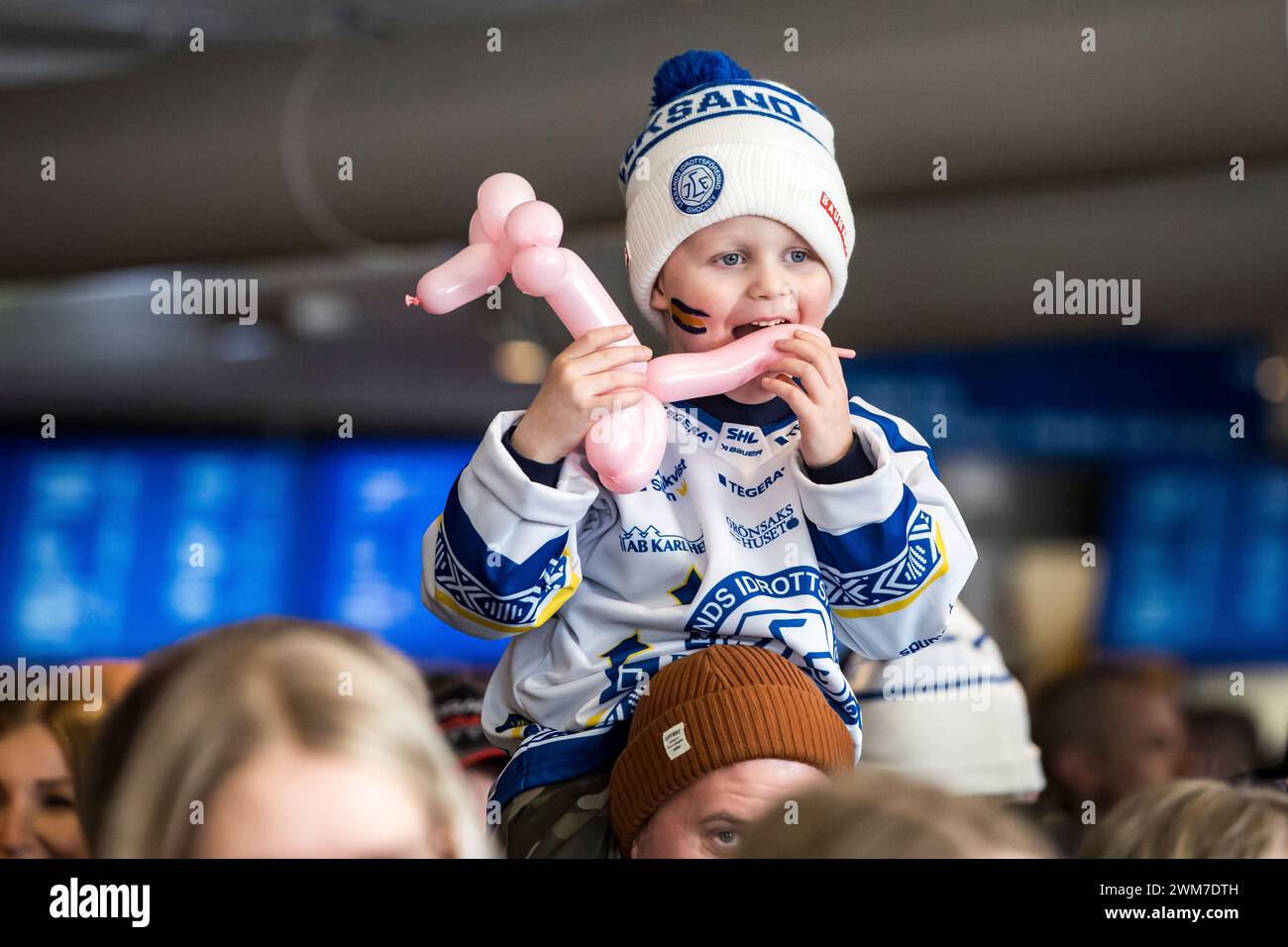 Leksand, Sverige. 24th Feb, 2024. 240224 Familjedag i Tegera Arena ...