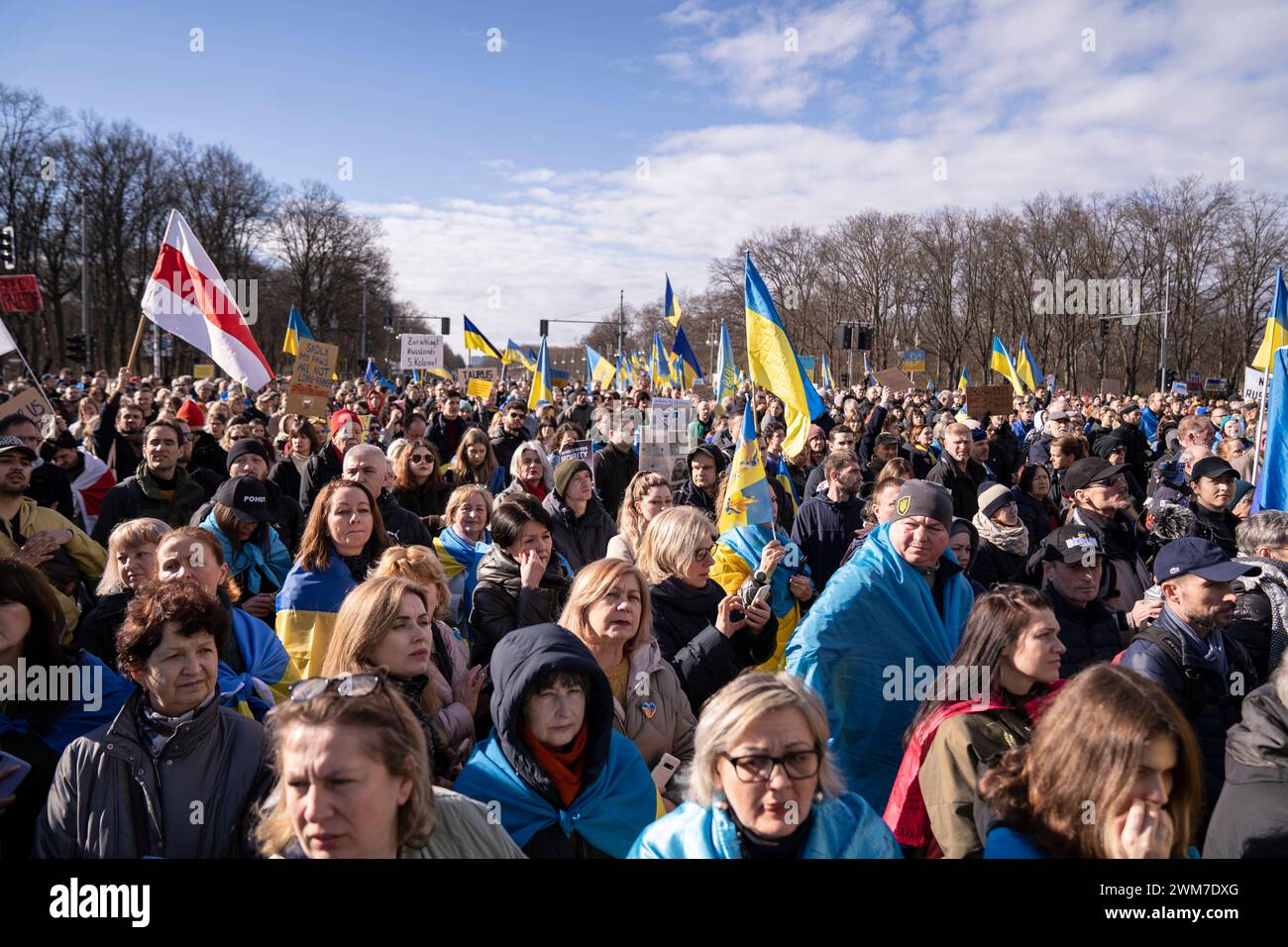 Demo in Berlin to the second Anniversary of Russias War against Ukraine ...