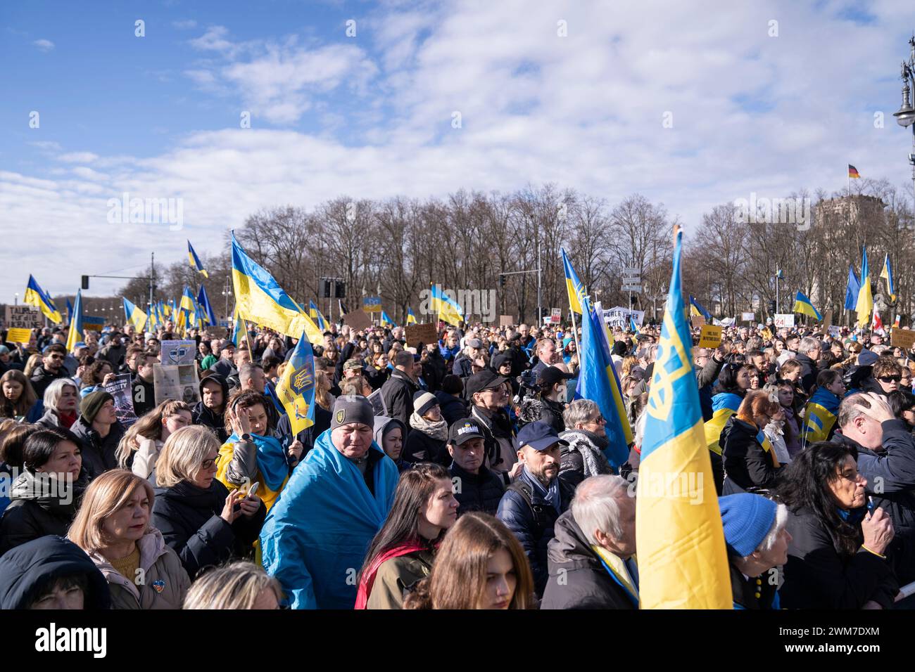 Demo in Berlin to the second Anniversary of Russias War against Ukraine ...