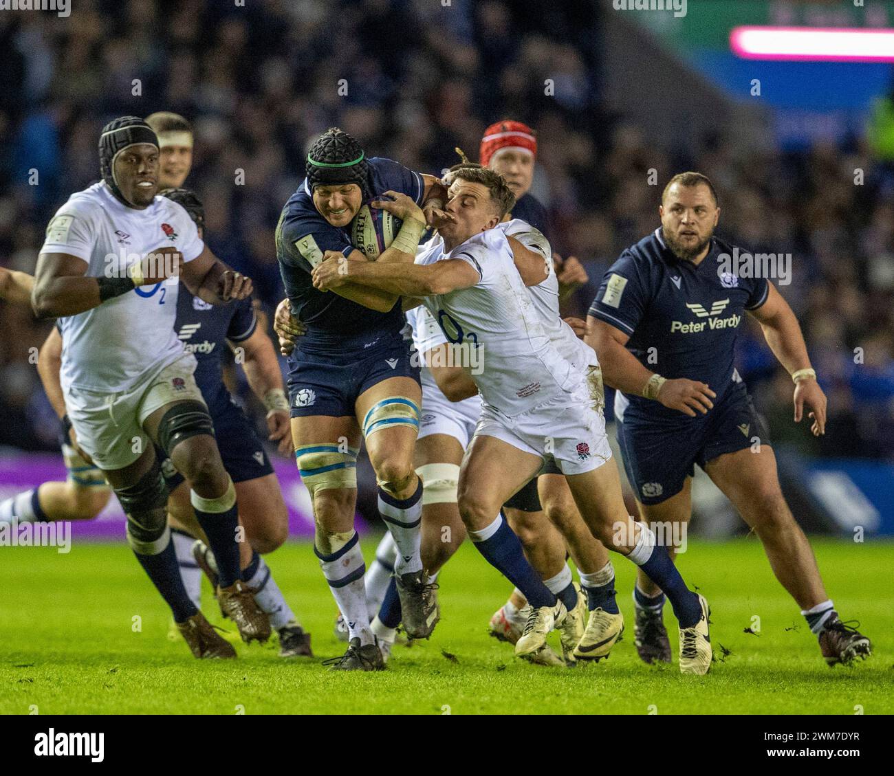 Edinburgh, UK. 24th February 2024; Murrayfield Stadium, Edinburgh ...