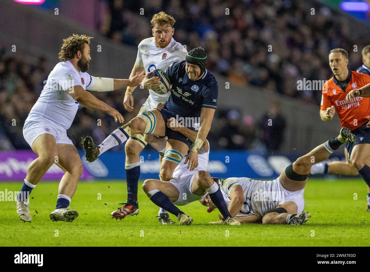 Edinburgh, UK. 24th February 2024; Murrayfield Stadium, Edinburgh ...